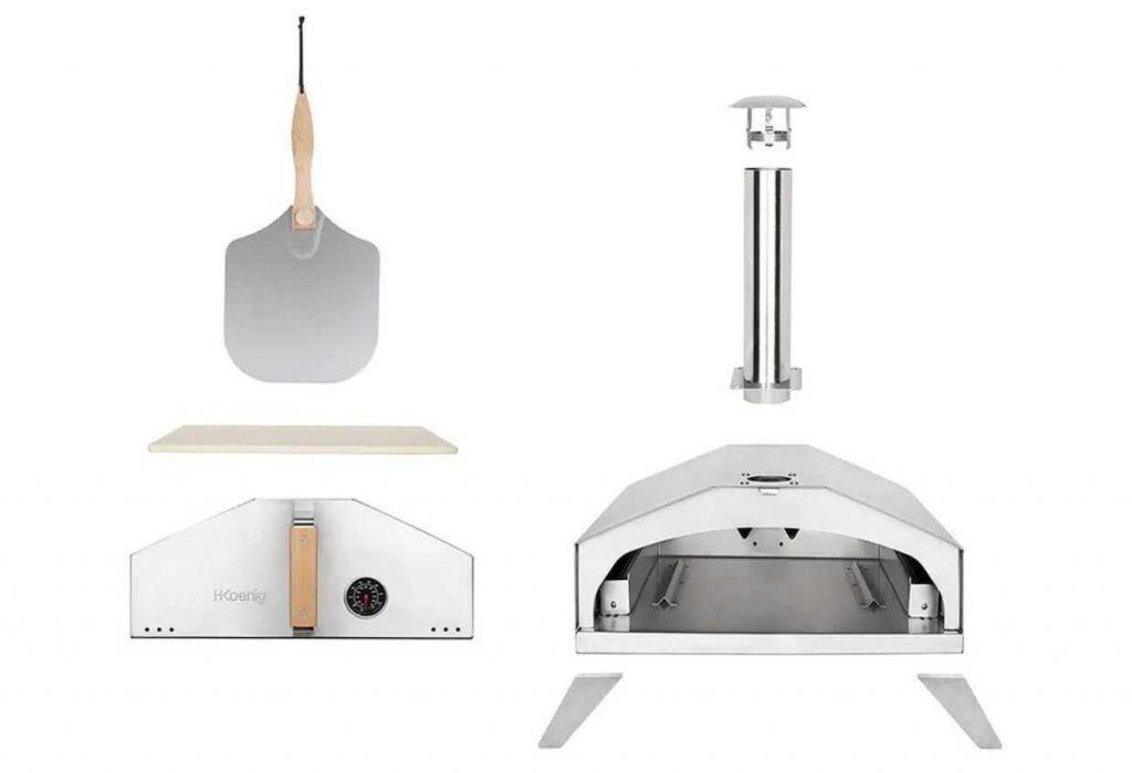 Forno per pizza da esterno a gas Gino 400 di H.Koenig in offerta da ...